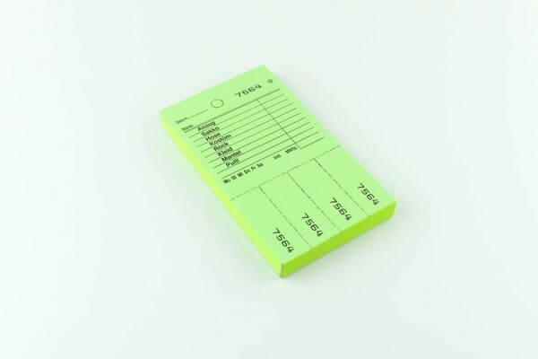 Kombikarten-Blocks "Kombi 2L" - 2x50 Blatt je Block | Rollenrampe